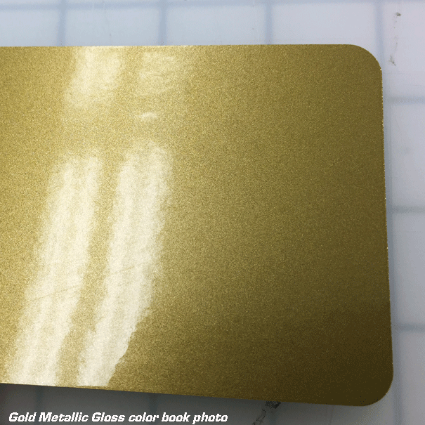 Gold Metallic Gloss (Non stock - Extra Charge and Lead Time) | Quickie ...